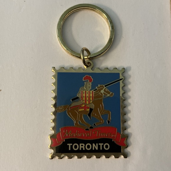 Accessories | Vintage Toronto Canada Medieval Times Brass Keychain ...